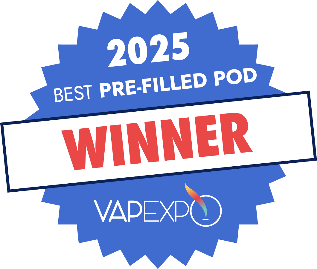 Macaron Awards VAPEXPO 2025_Pod prefiled - Winner - 1 - VAPEXPO
